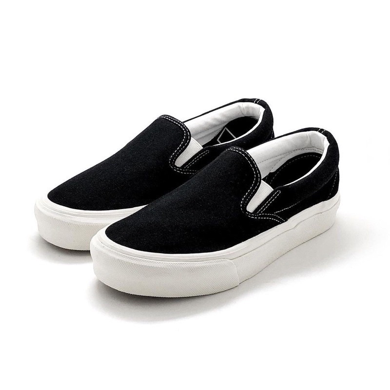 Jual SLIP ON POLOS.TM OG BLACK WHITE BW PATTERN X POLOS TM BLACK OG ...