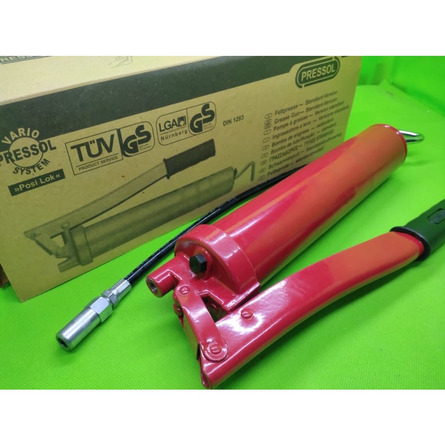 Jual ALAT TEMBAK GEMUK PRESSOL 500 CC/POMPA GEMUK /GREASE GUN 700BAR ...