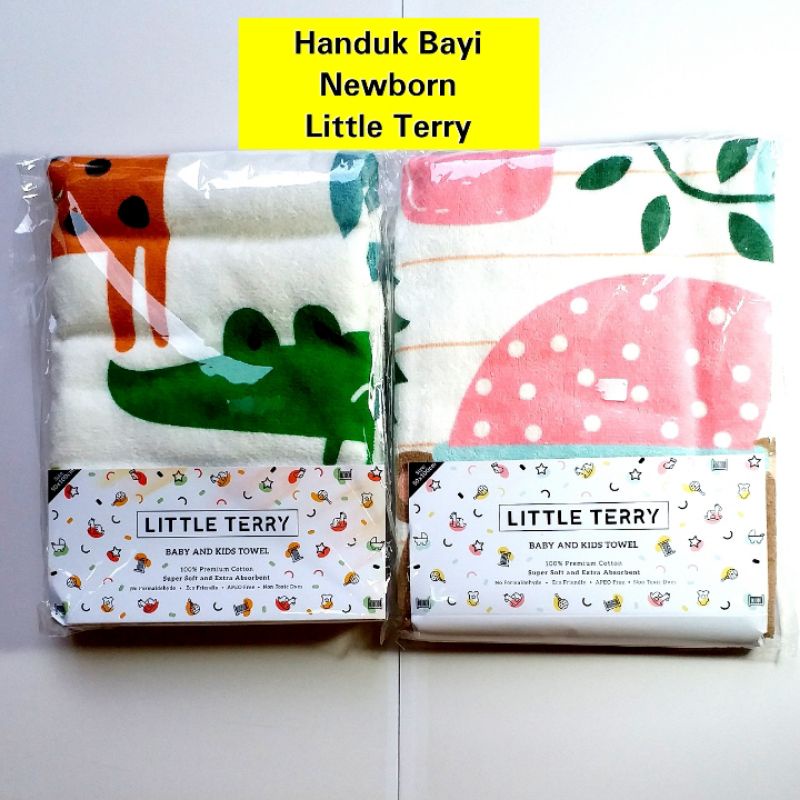 Jual Handuk Anduk Bayi Super Lembut Newborn Baby Towel Soft Aman Katun ...
