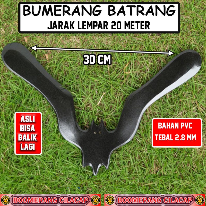 Jual Boomerang Outdoor Bumerang Batrang (Batman Bumerang) | Shopee ...