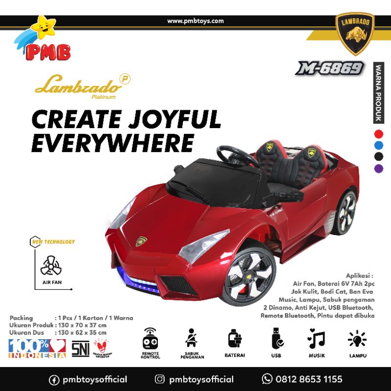 Jual Mobil Aki Lambardo PMB M6869 | Shopee Indonesia