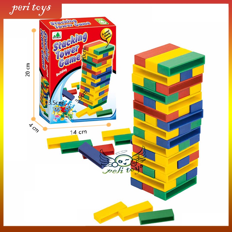 Jual Mainan Edukasi / Domino Stacking Tower/ Mainan Anak 8104B | Shopee ...
