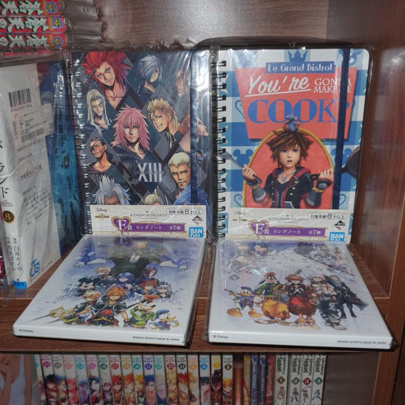 Jual Kingdom Hearts Official Merchandise Goods Set Merch Notebook Mini ...