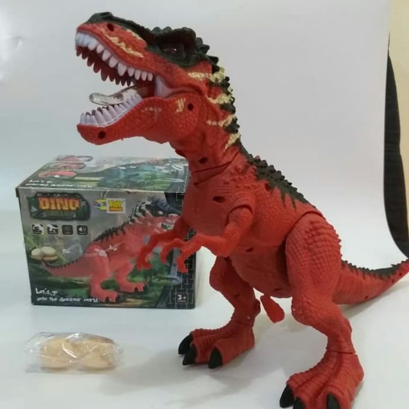 Jual Mainan dino saurus tyrex bertelur tyranosaurus Dinosaur jurasic ...