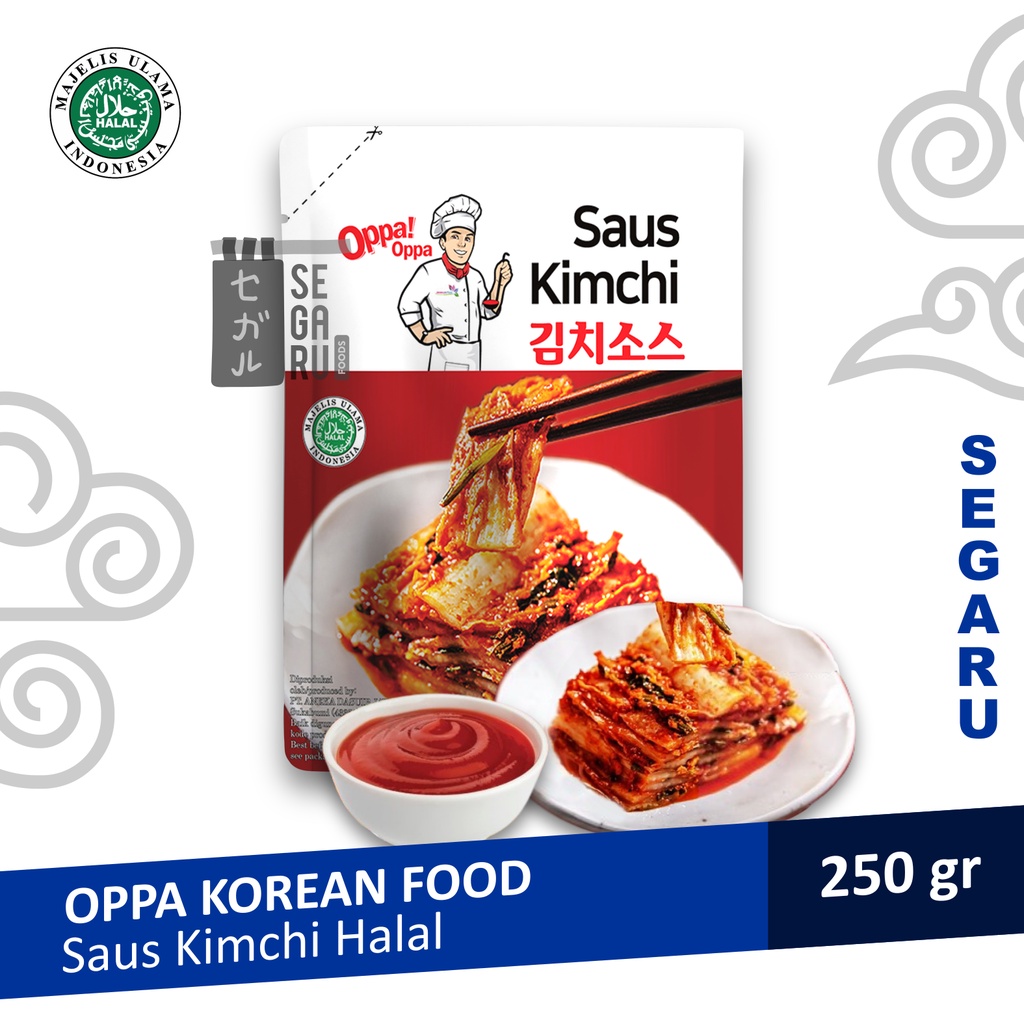 Jual Kimchi Korea Sauce | Saus Kimchi Halal OPPA 250gr | Shopee Indonesia