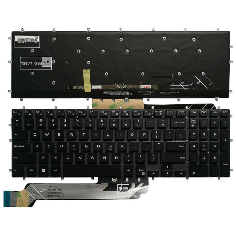 Jual IMPORT US New Keyboard for Dell Inspiron 15 5565 5567 Gaming 7566 7567 17 5765 5767 laptop ...