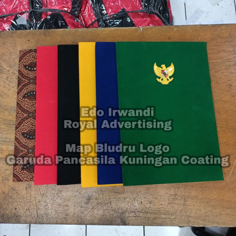 Jual RB Map Garuda Pancasila Kuningan Coating Map Bludru Map Upacara ...