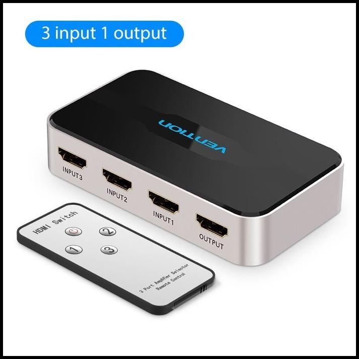 Jual Vention Acd Hdmi Switcher 3 Input 1 Output Hdmi Switch Switcher ...