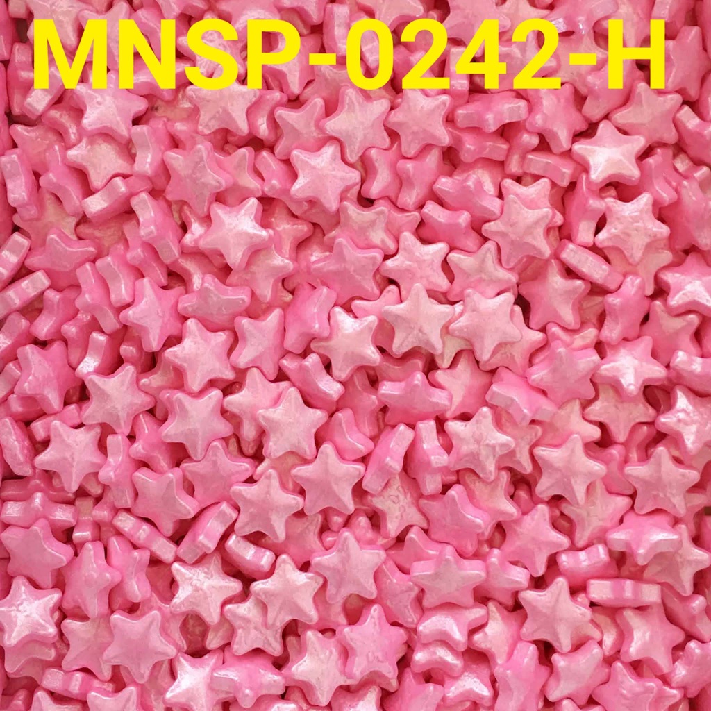 Jual GR-MNSP-0242 Sprinkles trimit springkel 10gr bintang orange kuning ...