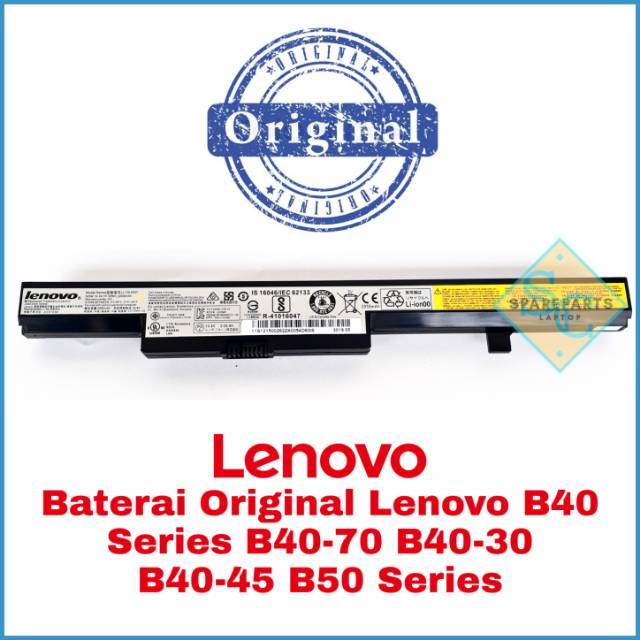 Jual Baterai Original Lenovo B40 Series B40-70, B40-30, B40-45, B50 ...