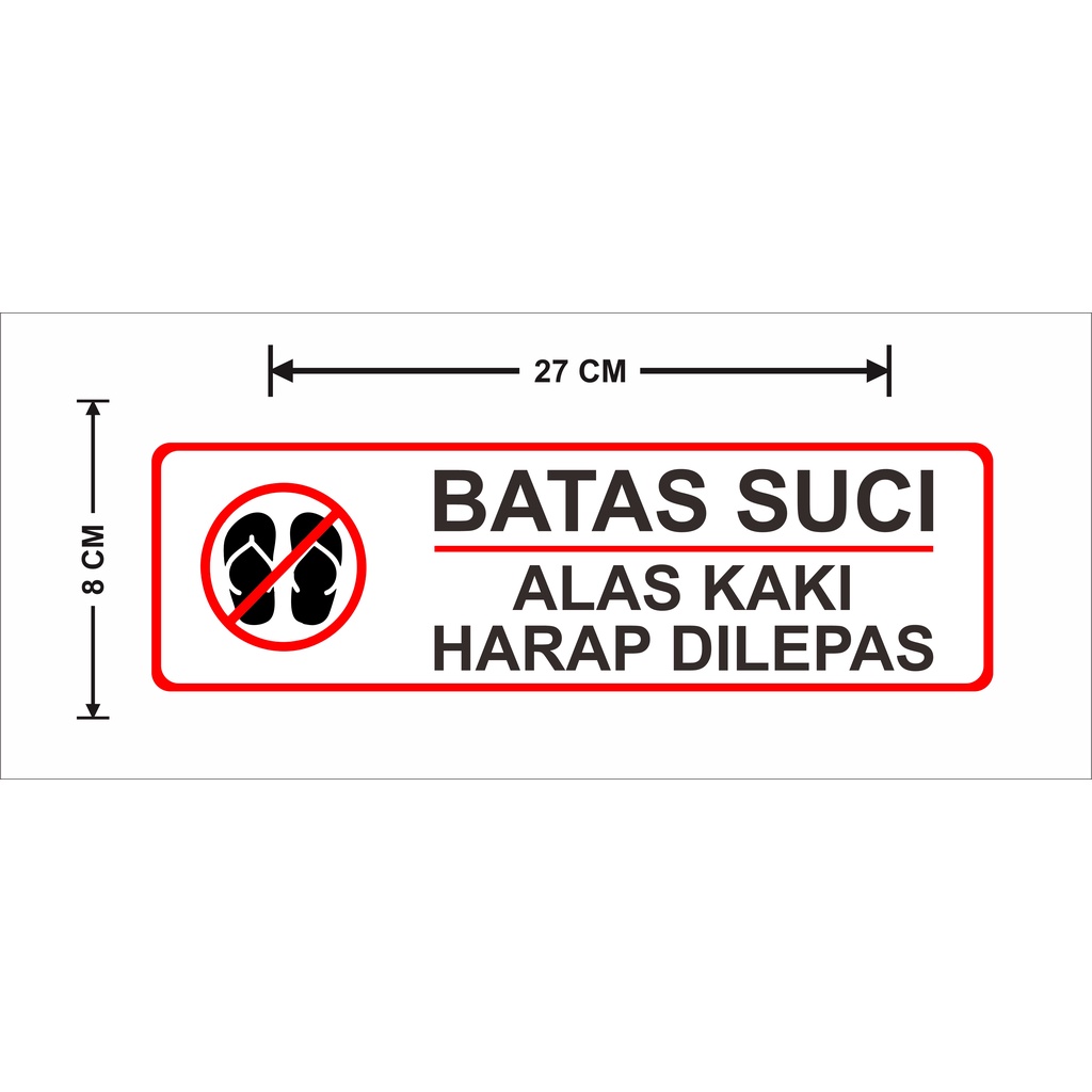 Jual Stiker / Label Stiker / Stiker Penanda Tempat Wudhu - Toilet Wc ...