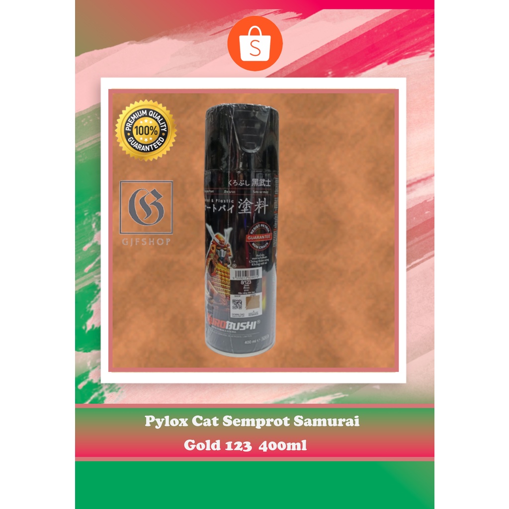 Jual Pylox Cat Semprot Samurai Gold 123 400ml | Shopee Indonesia