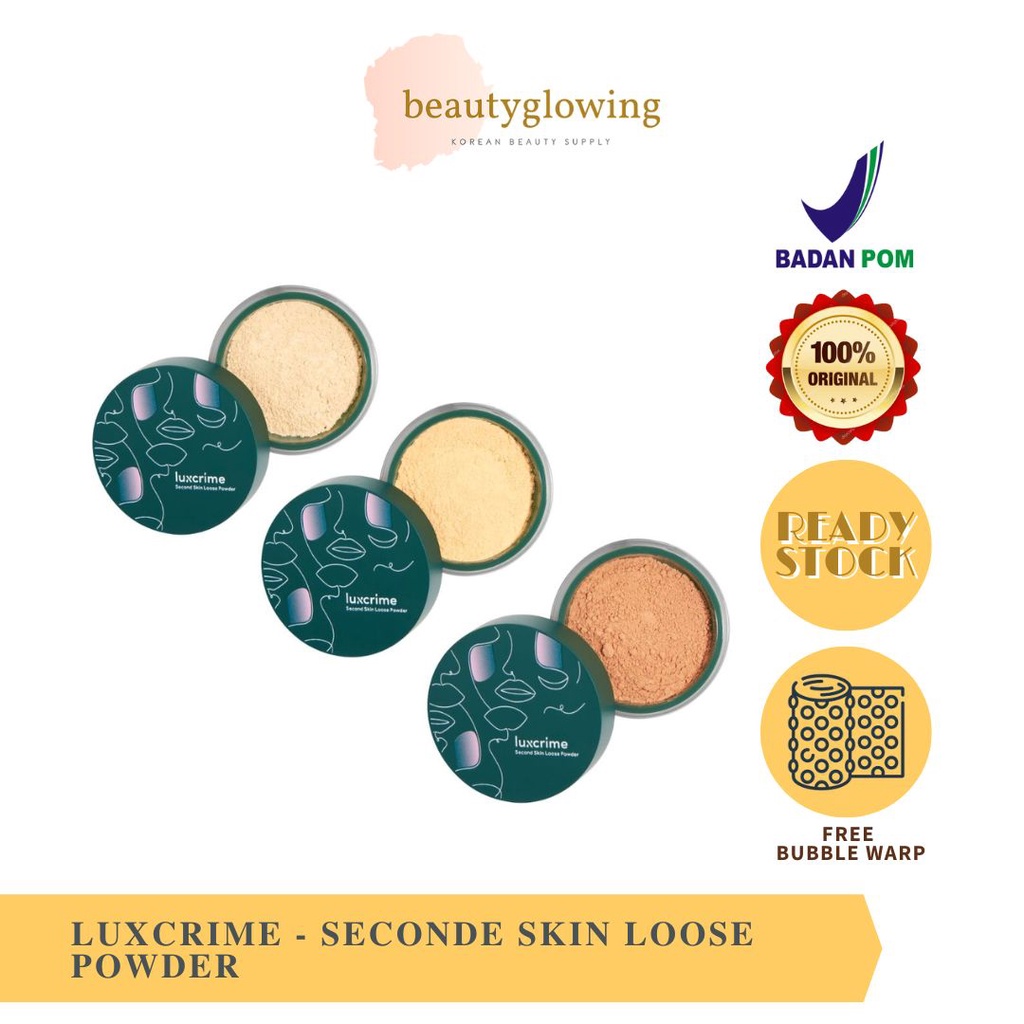 Jual LUXCRIME Second Skin Loose Powder | bedak tabur | BANANA DEEP ...