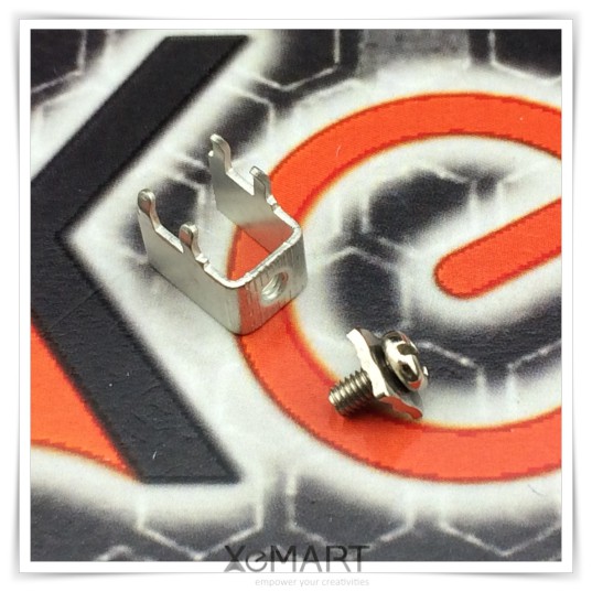 Jual [2 pcs.] PCB Mount Bracket M3 90 Degree Fixed 4 Pins Solder Type ...