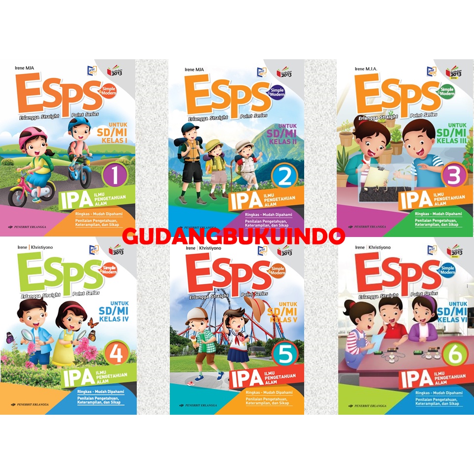Jual ESPS IPA KELAS 1 2 3 4 5 6 PENERBIT ERLANGGA 100% ORIGINAL DAN ...