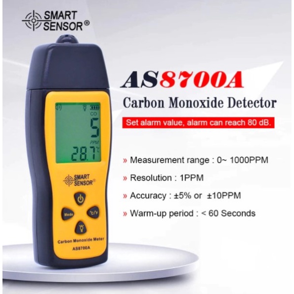 Jual SMARTSENSOR Carbon Monoxide Analyzer Detector Karbon Monoksida ...