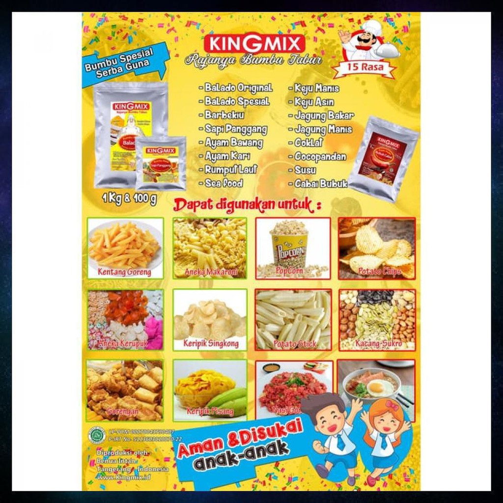 Jual BUMBU TABUR RASA SUSU KINGMIX 1 KG | Shopee Indonesia