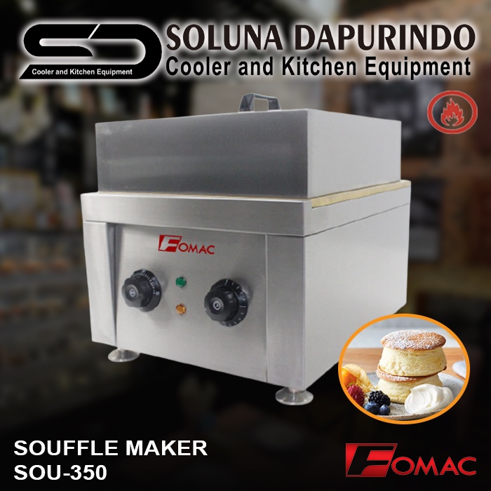Jual FOMAC Souffle Maker SOU-350 / SOU350 / Mesin Kue Souffle / Pancake ...