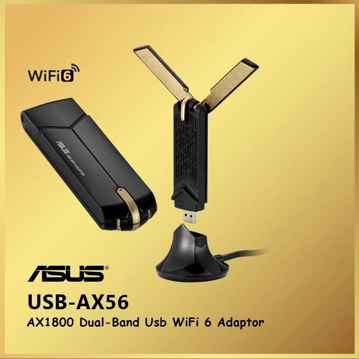 Jual ASUS USB-AX56 Dual Band AX1800 USB WiFi 6 AX56 Adapter AX 56 AX ...