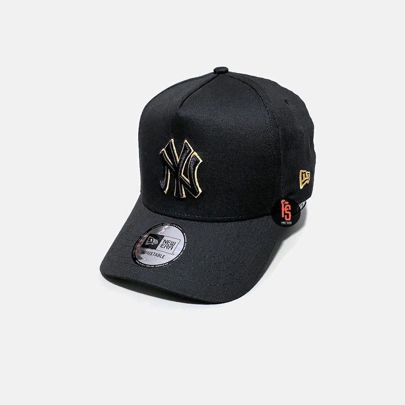 Jual TOPI NE ORIGINAL K FRAME OUTLINE GOLD NEYYAN BLACK | Shopee Indonesia