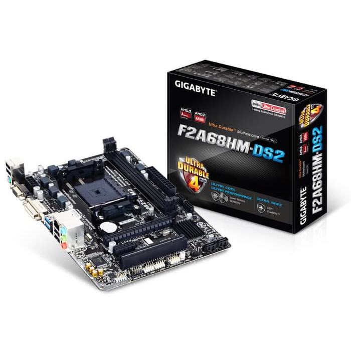 Jual Gigabyte GA-F2A68HM-DS2 (AMD A68, 2xDDR3, VGA, 2PCI-E) | Shopee ...