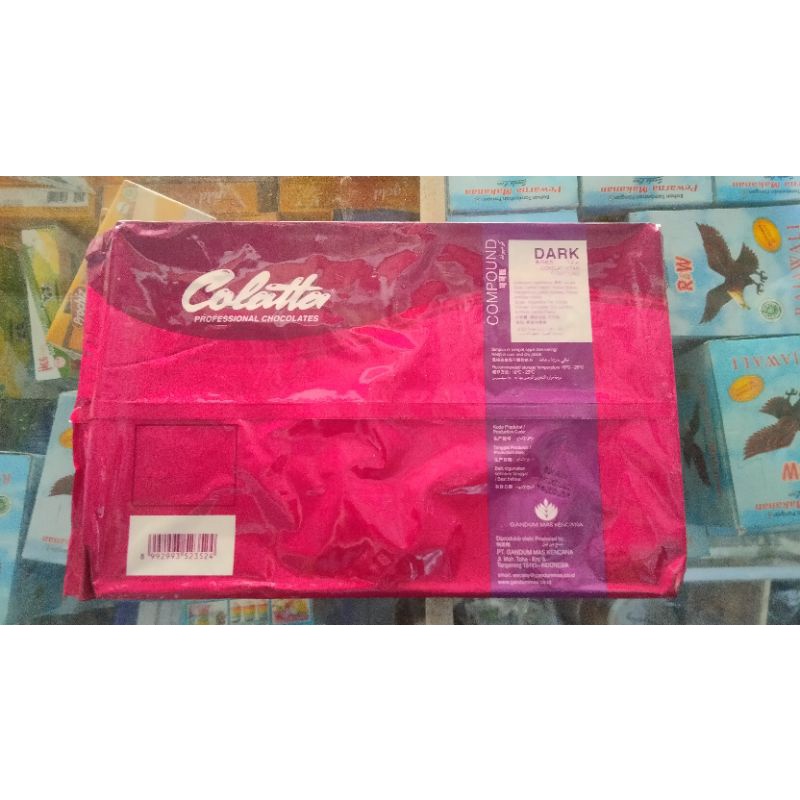 Jual DARK COLLATA COUMPOUND COKLAT BATANGAN 1 KG | Shopee Indonesia