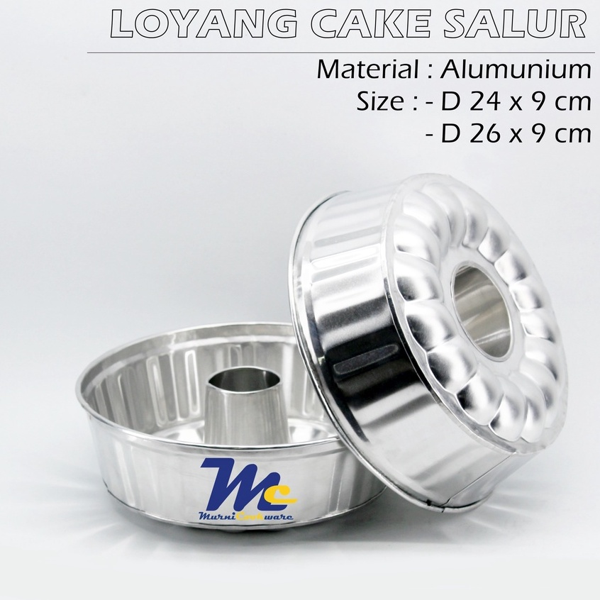 Jual Loyang Bolu Cake Salur size diameter 24 - 26 cm | Shopee Indonesia