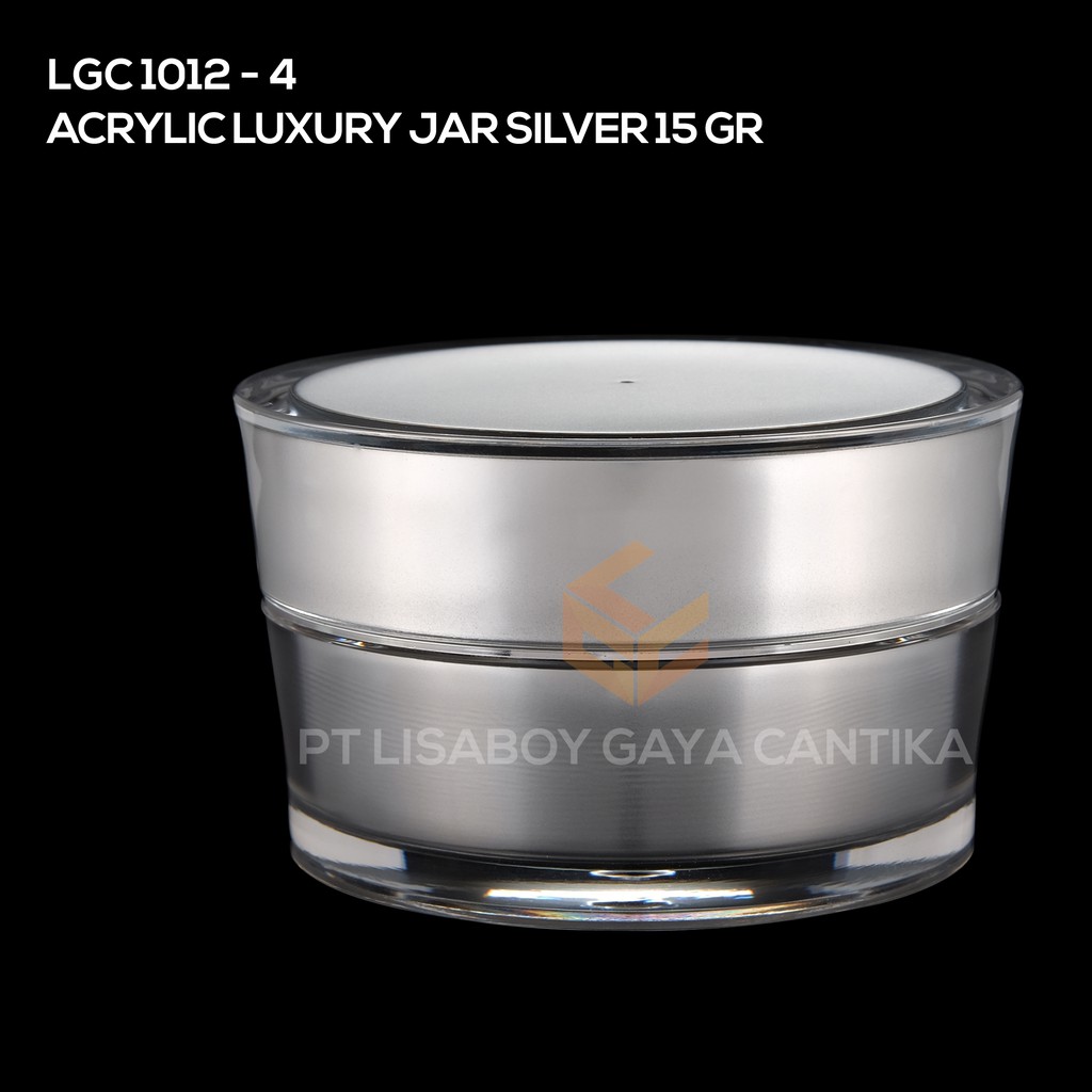 Jual POT CREAM SILVER 15GR /ACRYLIC LUXURY JAR SILVER 15 GR | Shopee ...