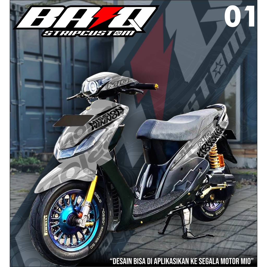 Jual DECAL Yamaha Mio Sporty new - STIKER FULL BODY MIO SPORTY Mission ...