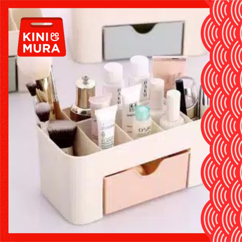Jual Rak Meja Mini Kosmetik Kotak Serbaguna Keranjang Multifungsi Box ...