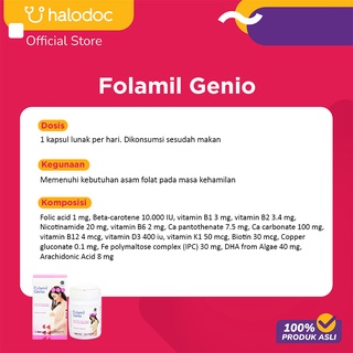 Jual Folamil Genio 30 Kapsul | Shopee Indonesia