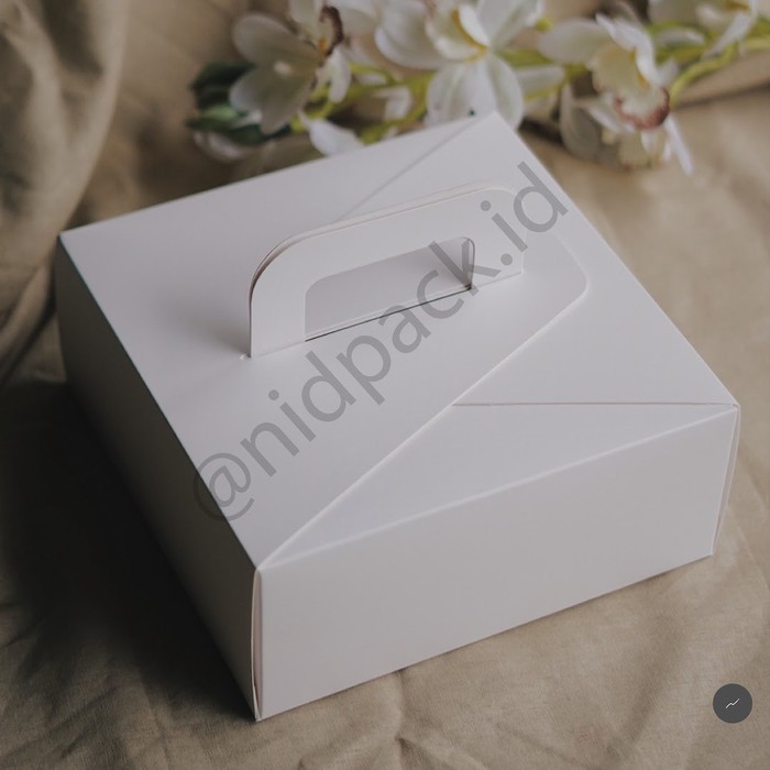 Jual Dus Kue Cake Box 22x22 cm (WHITE) | Shopee Indonesia