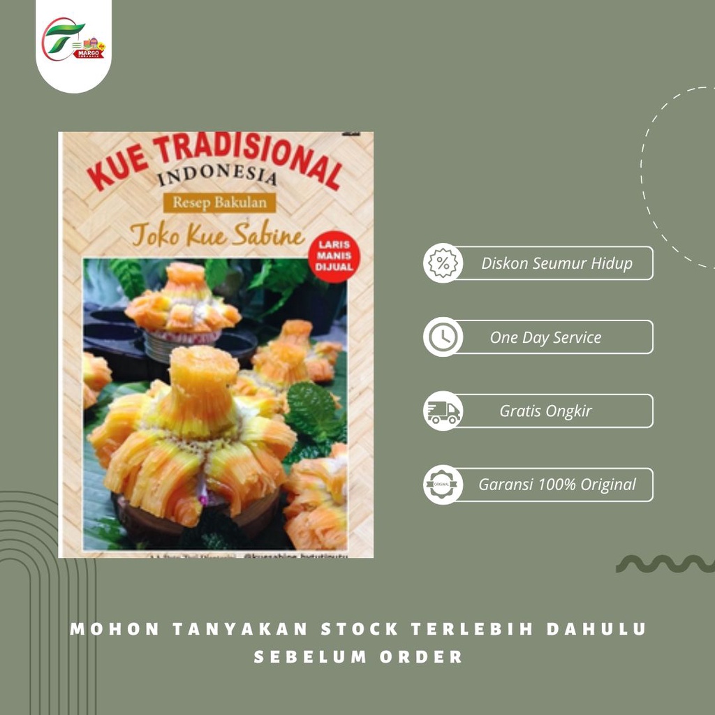 Jual KUE TRADISIONAL INDONESIA RESEP BAKULAN TOKO KUE SABINE KARYA AA ...