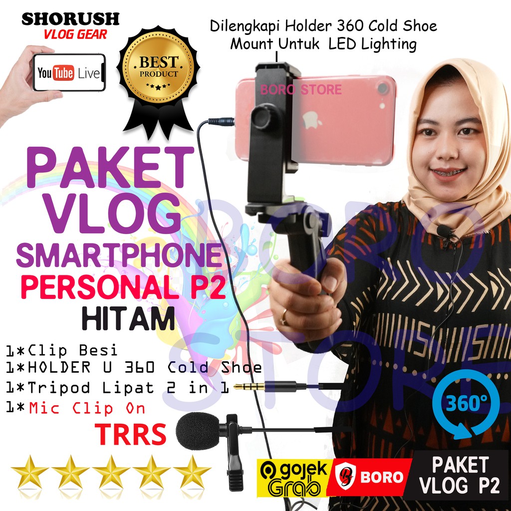 Jual Paket Vlog HP Personal P1 Vlogger Vlogging Livestreaming ...