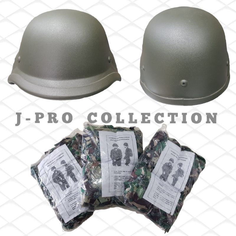 Jual HELM 3 IN 1 TNI HELM TEMPUR TNI HELM PASGT HELM LATIHAN SAMARAN ...
