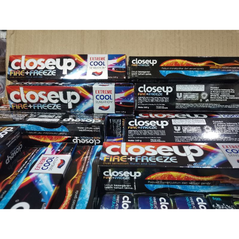 Jual Close Up Fire+Freezee EXTREME COOL 160gr | Shopee Indonesia