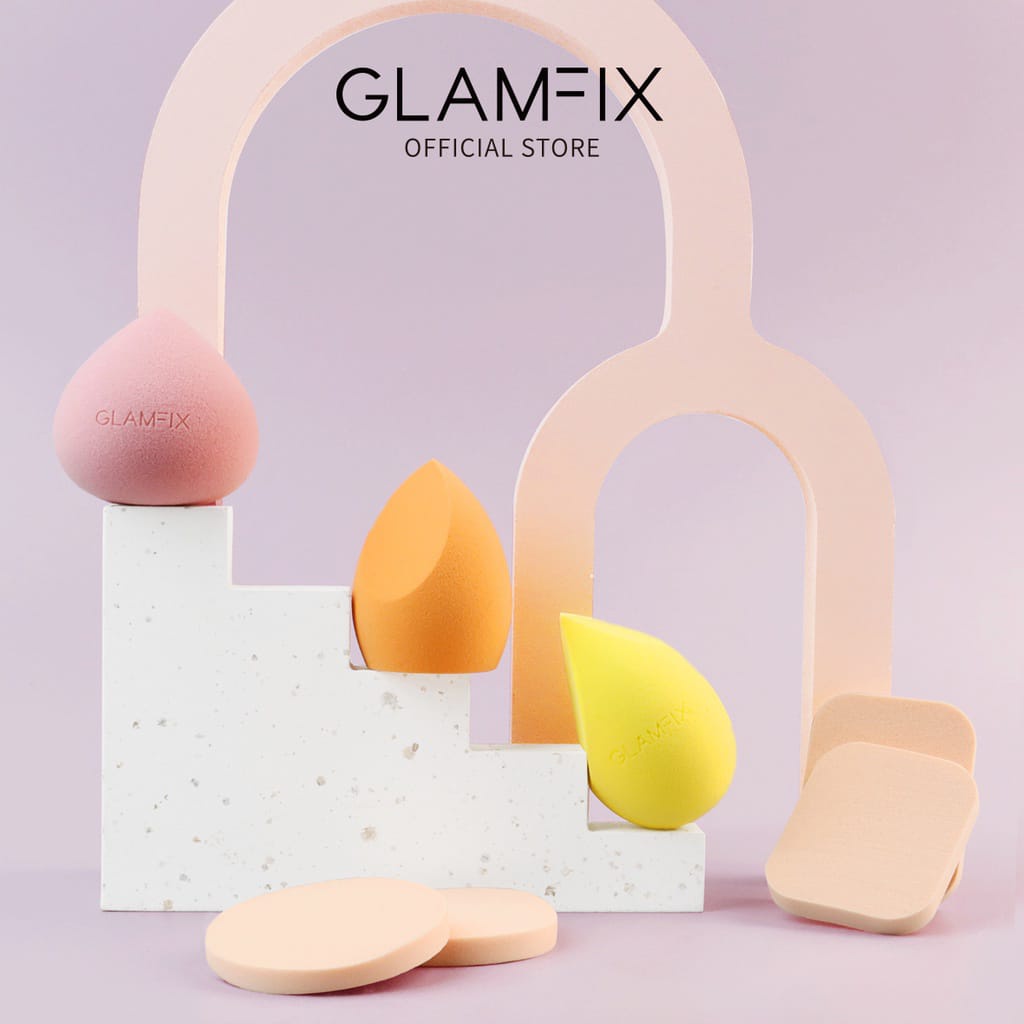 Jual GLAMFIX Blossom Beauty Sponge Spons Foundation Alat Kecantikan ...