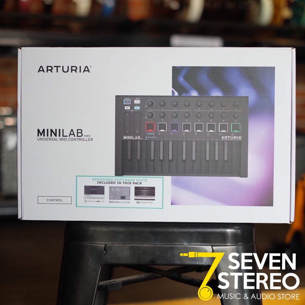 Jual ARTURIA MiniLab MK2 Deep Black MIDI Controller | Shopee Indonesia