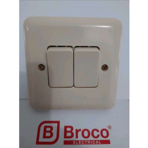 Jual Saklar Listrik Seri BROCO NEW GEE UREA 6622U | Shopee Indonesia