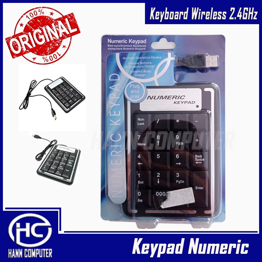 Jual USB Keypad Numeric / Keyboard / numpad Angka / Portable | Shopee ...