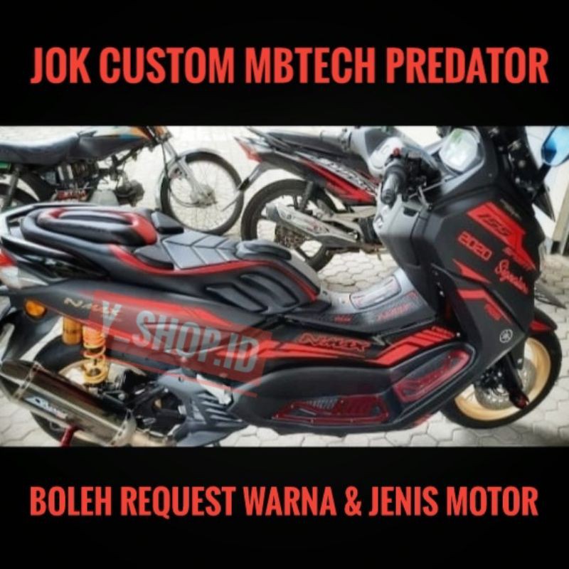 Jual Jok Custom Modifikasi Yamaha Nmax Old Nmax New 2020 2021 2022 Full MBtech | Shopee Indonesia