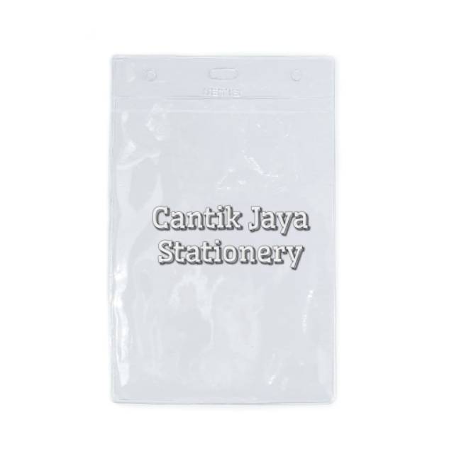 Jual Plastik Mika ID Card / Name Tag 10.5x16cm tegak / portrait ...