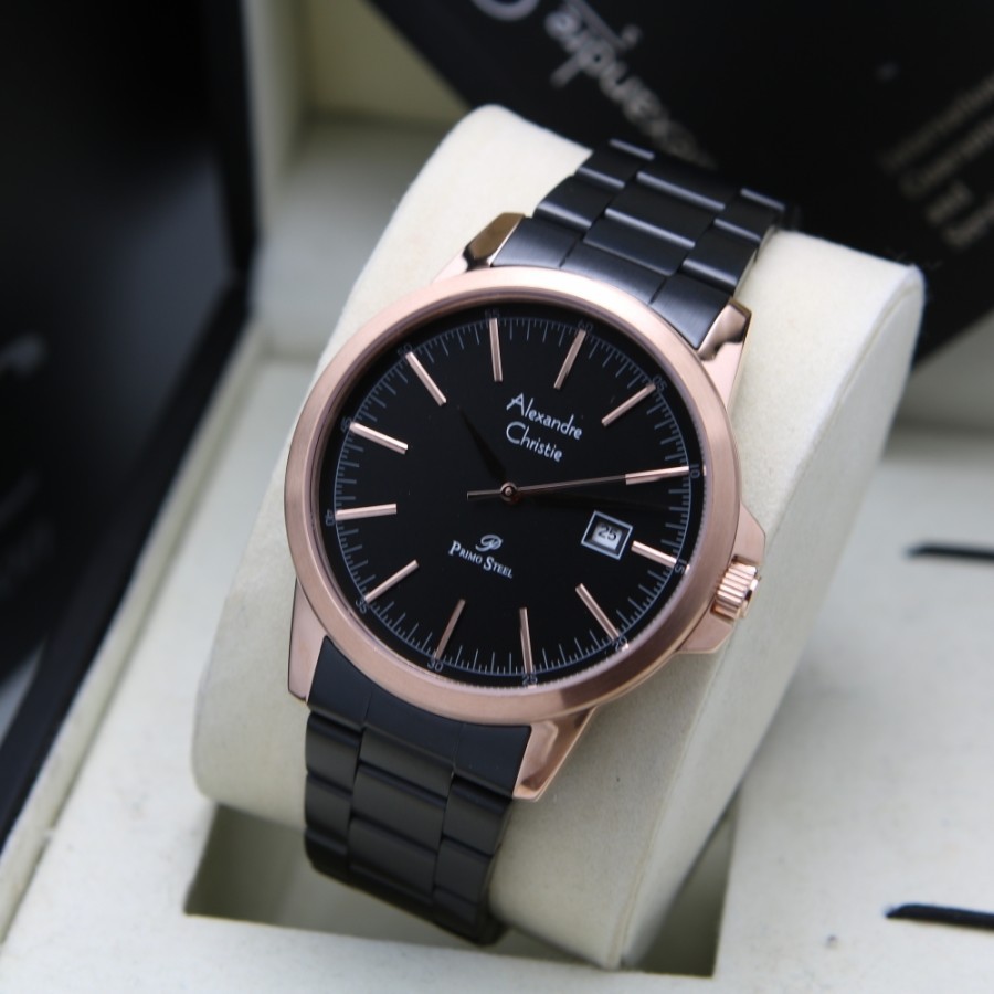 Jual Jam Tangan Pria Alexandre Christie AC 1008 AC1008 Rantai Original ...