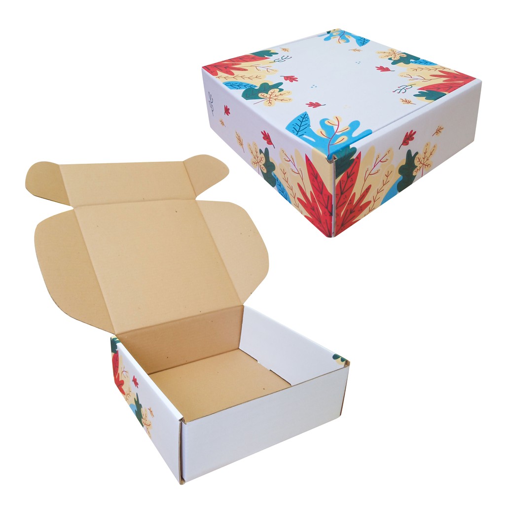 Jual Box 27x27x10 cm (Puding) kardus/Karton/Paking/Polos/Hampers/Boneka ...