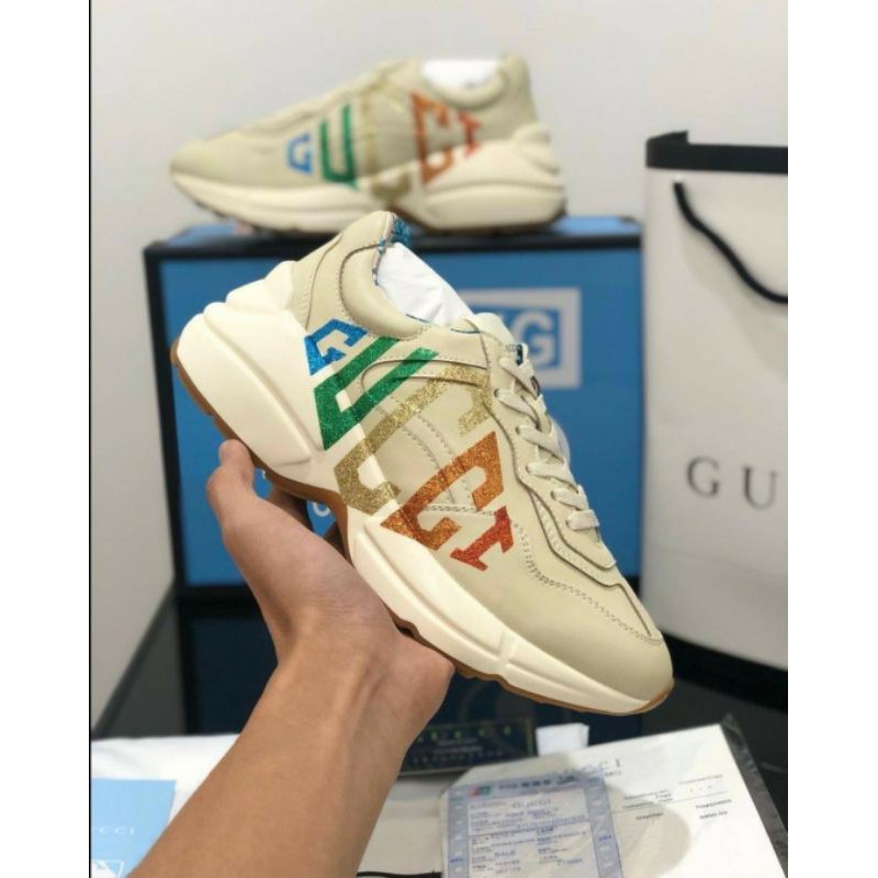 Jual Sepatu GUCCI RHYTON LOGOS Buat Cewek | Shopee Indonesia