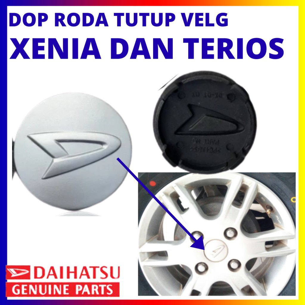 Jual Dop Roda Xenia/ Dop Roda Terios/ Tutup Velg Xenia Terios | Shopee ...