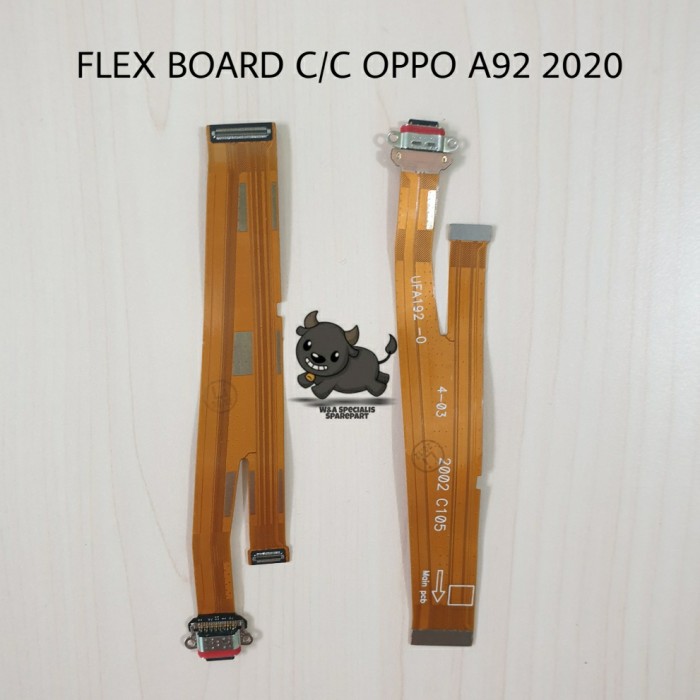 Jual FLEXSIBEL BOARD PAPAN KONEKTOR CHARGE CAS OPPO A92 2020 ORIGINAL ...