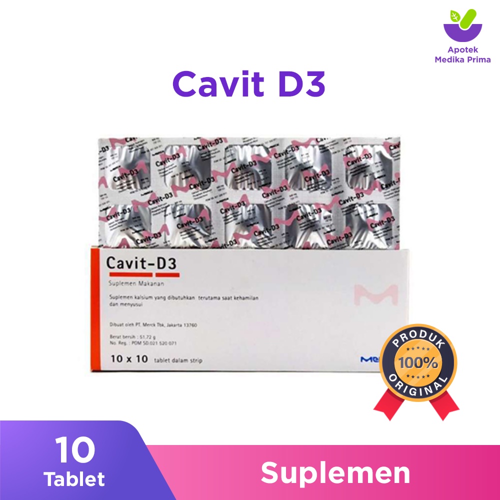 Jual Cavit D3 10 Tablet | Shopee Indonesia