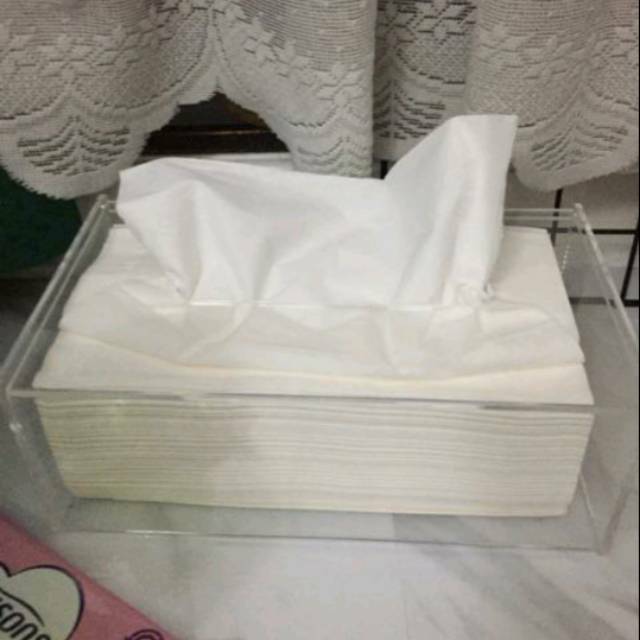 Jual Tempat tissue akrilik , acrylic tempat tissue 21cm | Shopee Indonesia