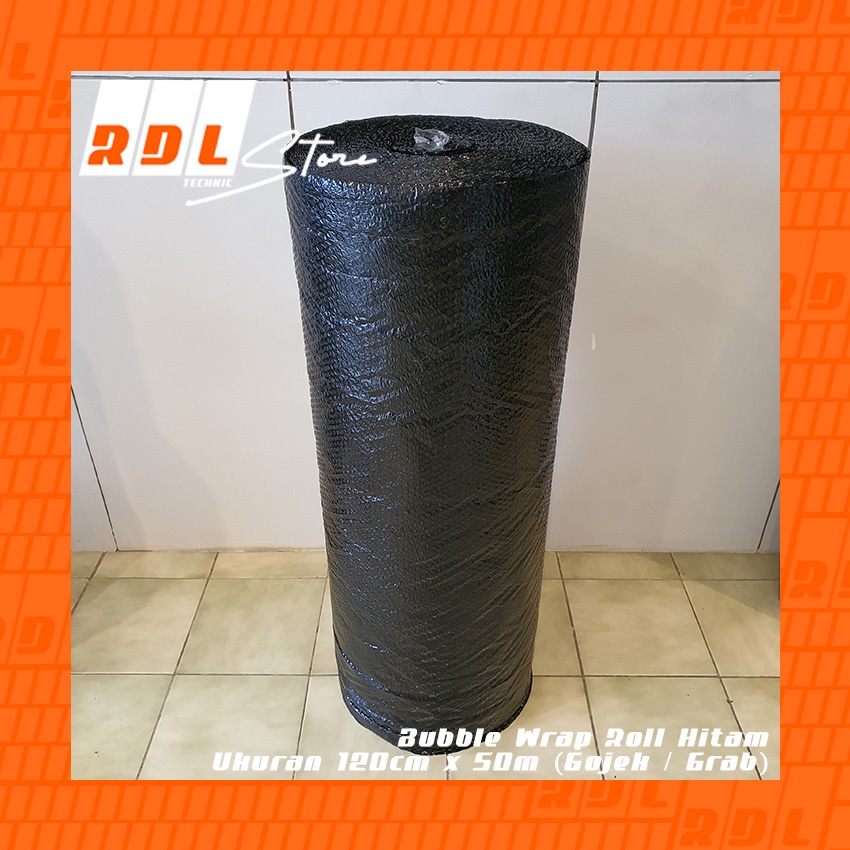 Jual Bubble Wrap Roll Hitam Ukuran 120cm x 50m (Gojek / Grab) | Shopee ...